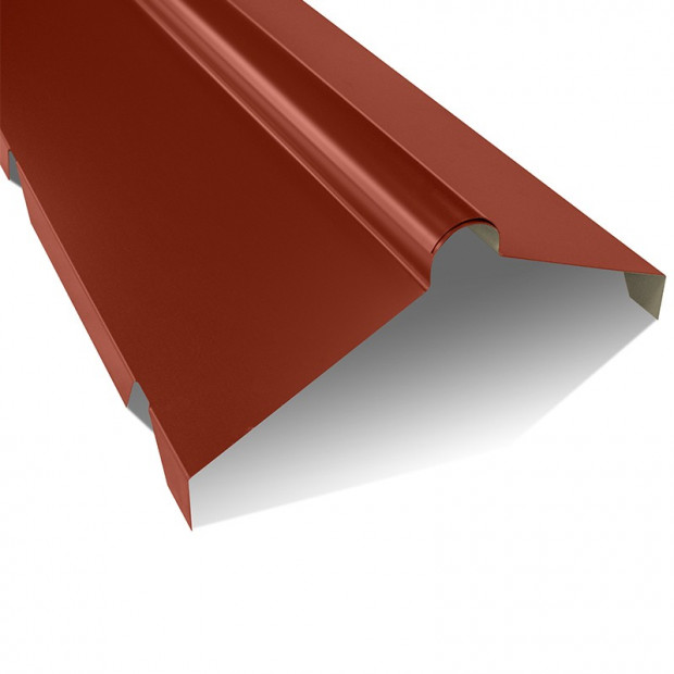 Pack de 2 Demi-faîtière à boudin crantée 2100 mm AXEL | Yousteel