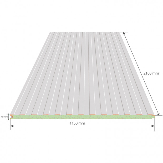 Panneau sandwich de bardage isolé | Yousteel