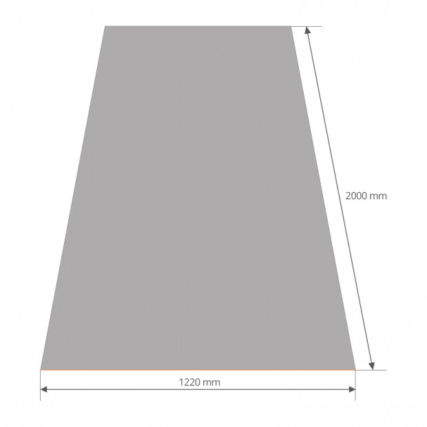 Tôle plane laquée 2000x1220mm | Yousteel